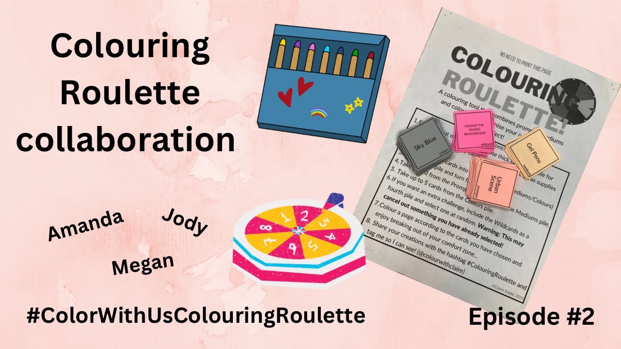Color With Us Colouring Roulette - Episode 2 - YouTube