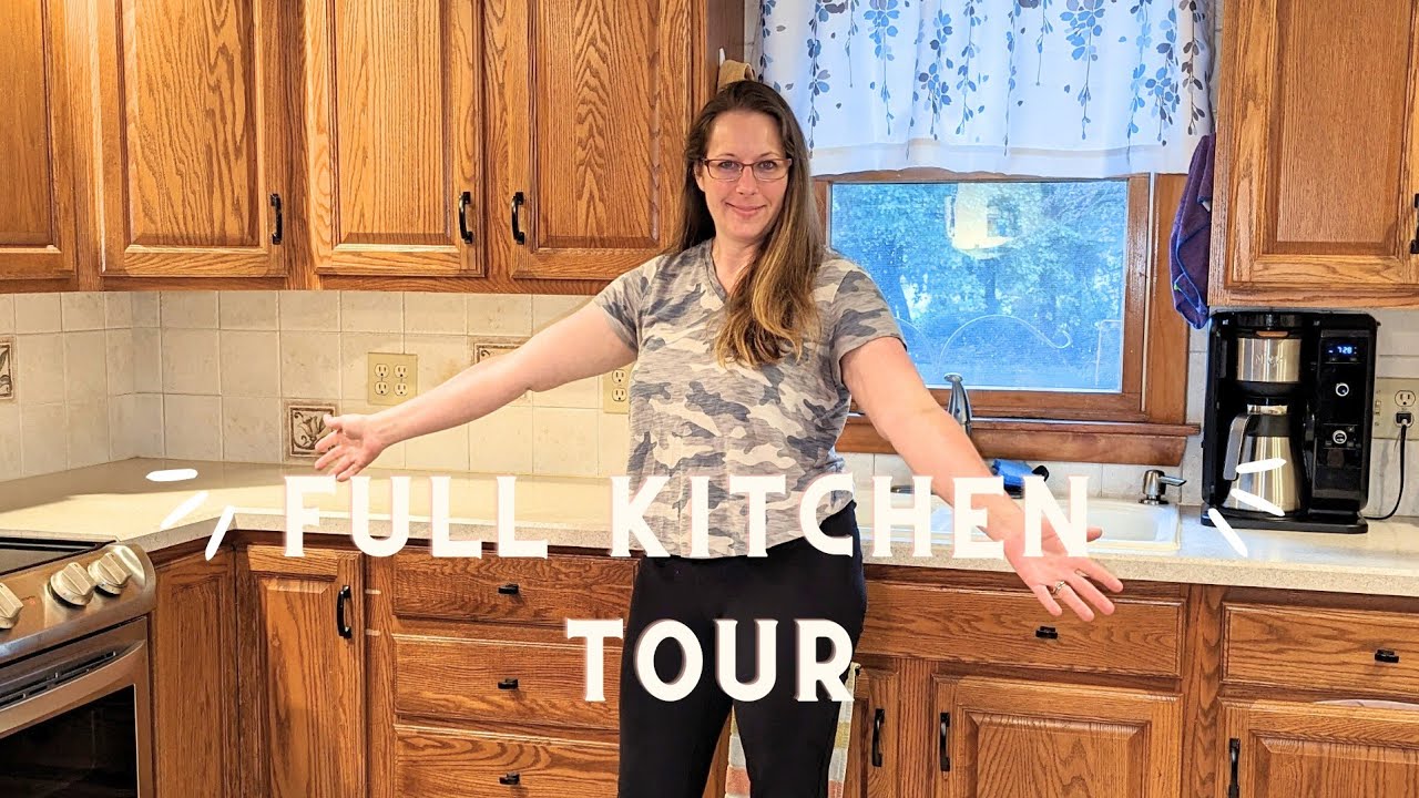 MINIMALIST Kitchen Tour! Years of DECLUTTERING paid off! - YouTube