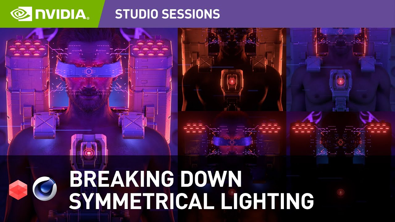Breaking Down Symmetrical Lighting in Cinema 4D w/ Fesq - YouTube
