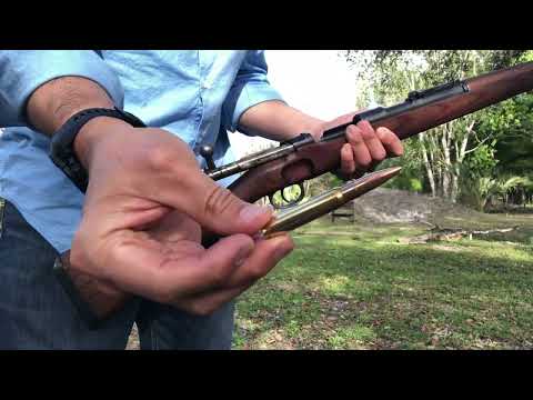 Shooting and recording sounds of a K98 Mauser rifle (pre-WW2 1939 K98 Mauser)
