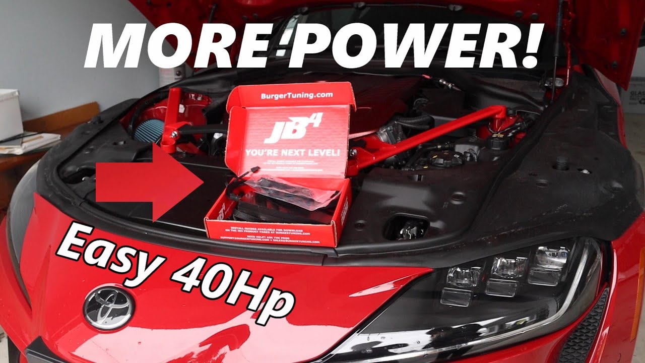 JB4 Tune On the 2022 MK5 Supra - YouTube