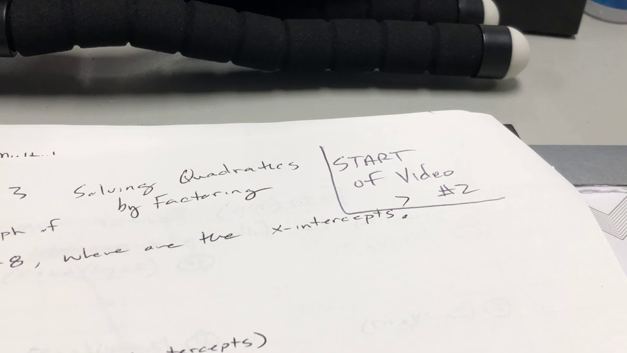 Hon Alg 2/Alg 2 Game Plan 4.1-4.3 Video #2 - YouTube
