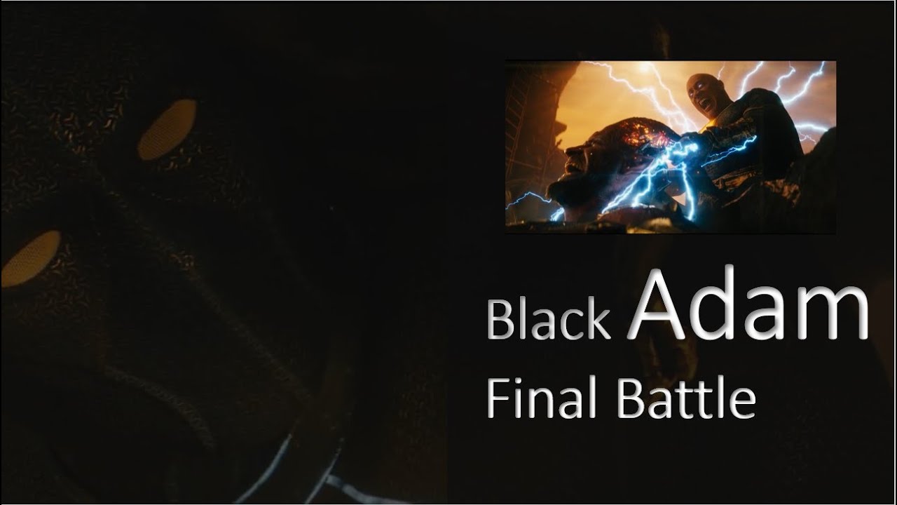 Black Adam Final Battle Scene | Adam Kills Sabbac - YouTube
