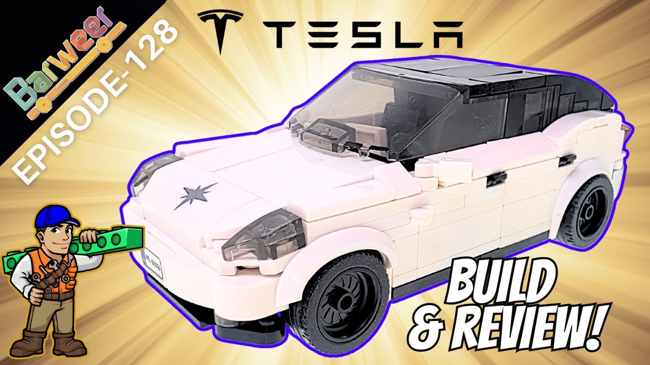 Barweer Xbert Brix Tesla Model Y Alternative Lego Brand Speed Build ...