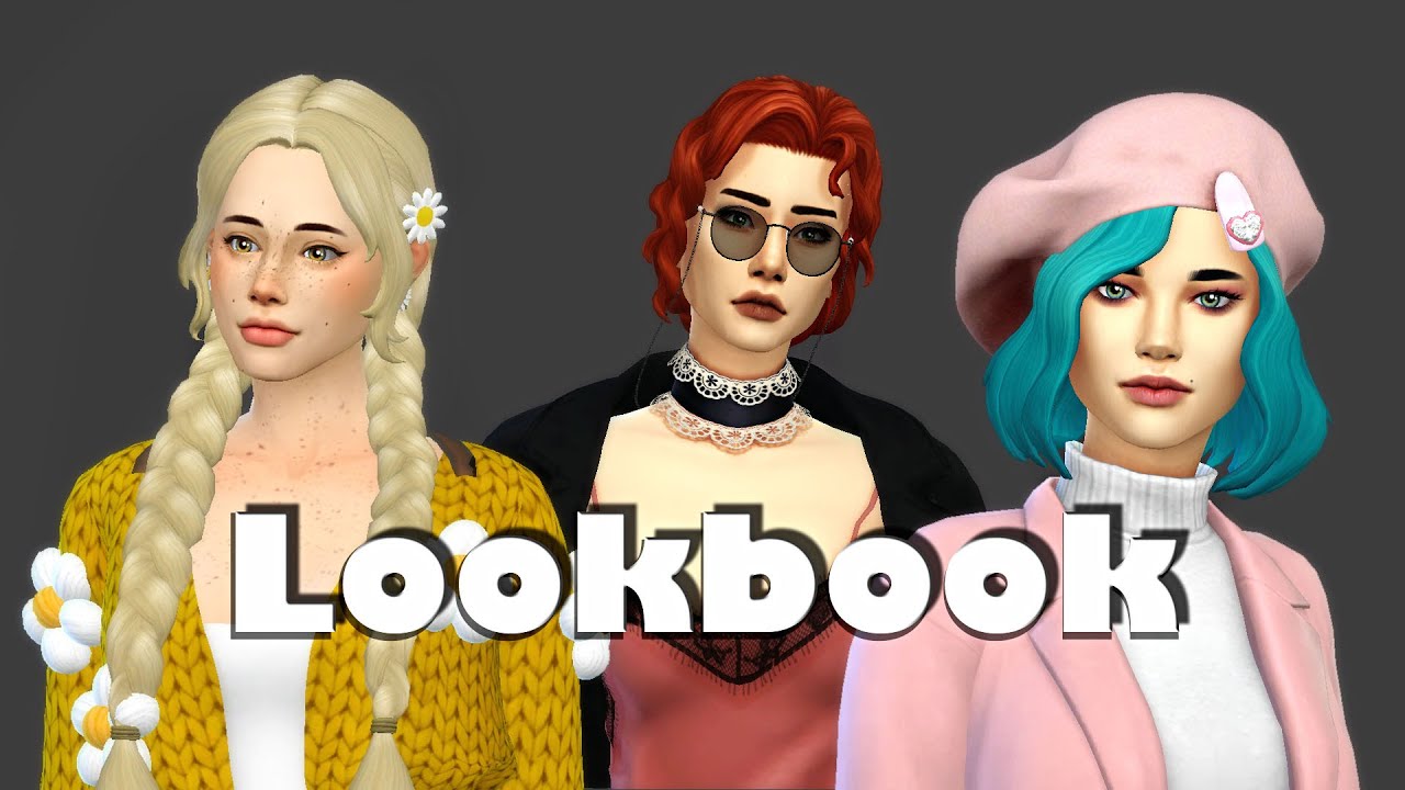 Весенний Lookbook│CAS Sims 4 - YouTube