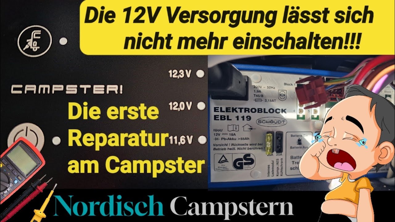 Wohnmobil Control Panel Defekt