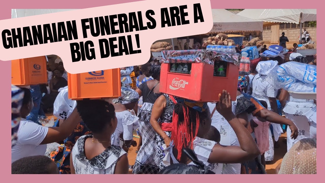 Ghanaian Funeral Gift Giving Traditional Ghanaian Funeral - YouTube