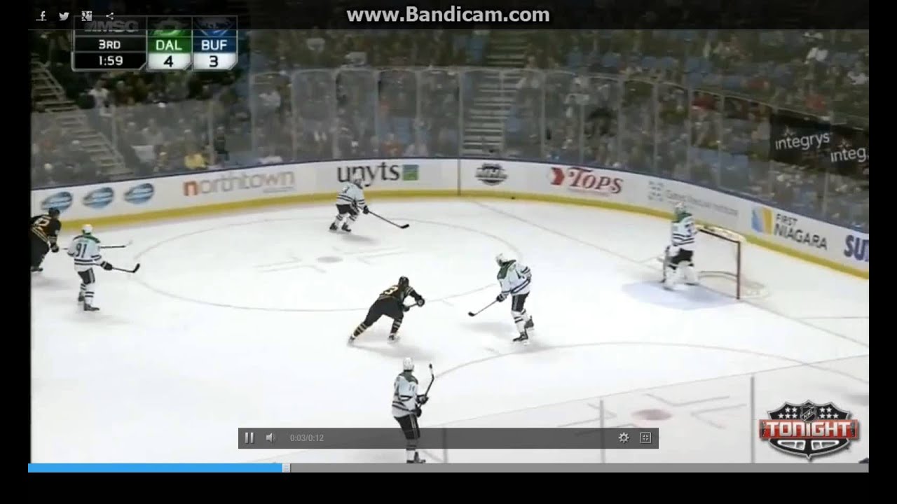 Rasmus Ristolainen hit Jamie Benn - YouTube