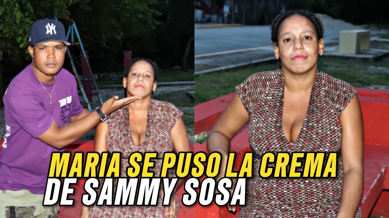 ÚNICA MUJER EN DESCUBRIR LA CREMA DE “SAMMY SOSSA” MIRA LOS RESULTADOS ...
