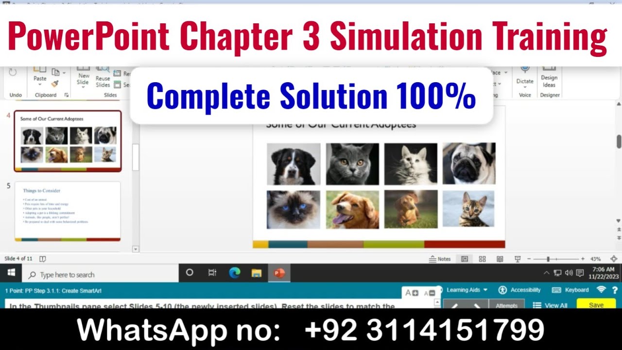 PowerPoint Chapter 3 Simulation Training #PowerPointChapter3 # ...