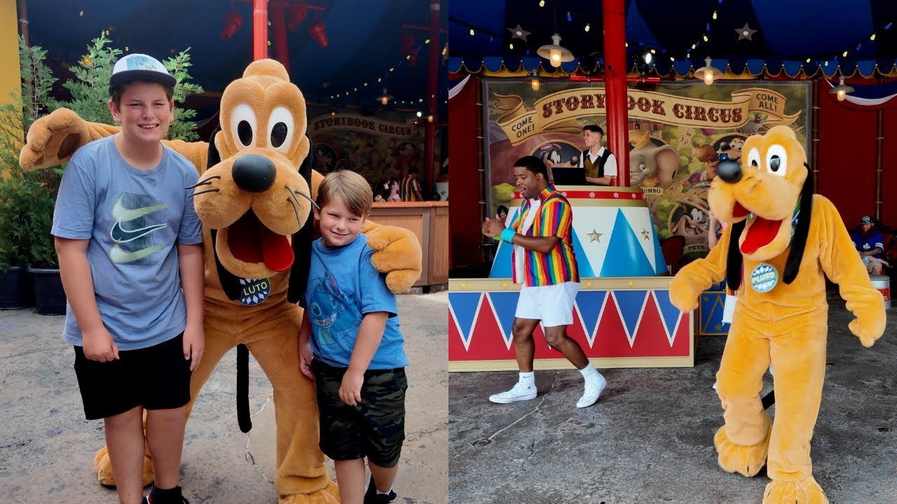 Big Top Blast Dance Party w Pluto in the Magic Kingdom at Disney World Cool Kid Summer - YouTube