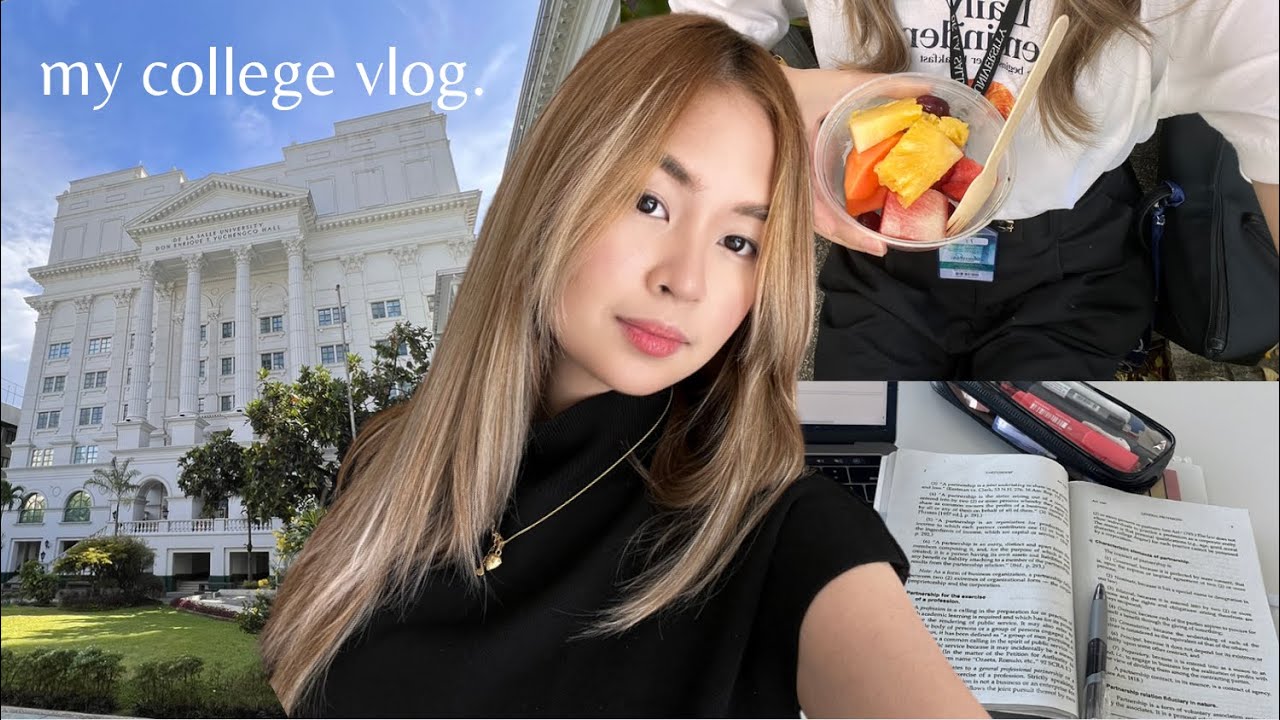 COLLEGE VLOG • Studying Law, Busy Week in DLSU, & University Life ...