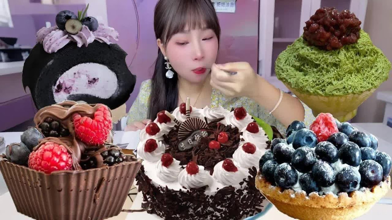 Asmr cream cake soft waxy sound satisfying eating - YouTube