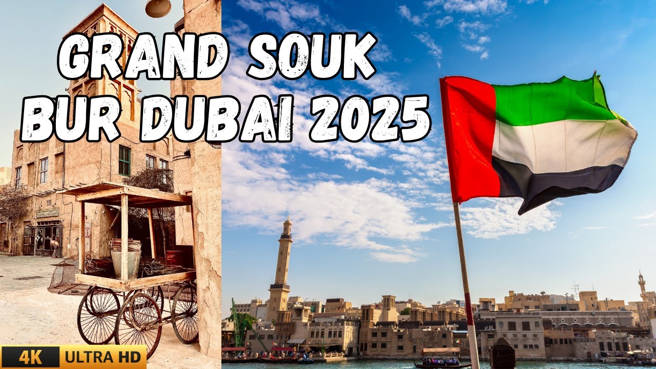 DUBAI GRAND SOUK BUR 🇦🇪 WALKING TOUR 2025 | MUST VISIT WITH A LOT OF ...
