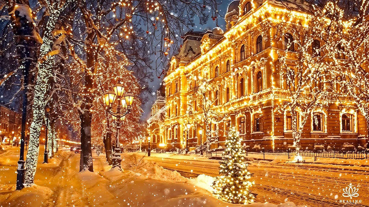 Relaxing Christmas Carol Music 🎁 Quiet and Comfortable Instrumental ...