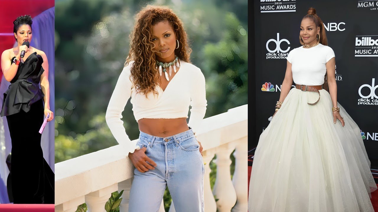 Janet Jackson Fashion Evolution. - YouTube