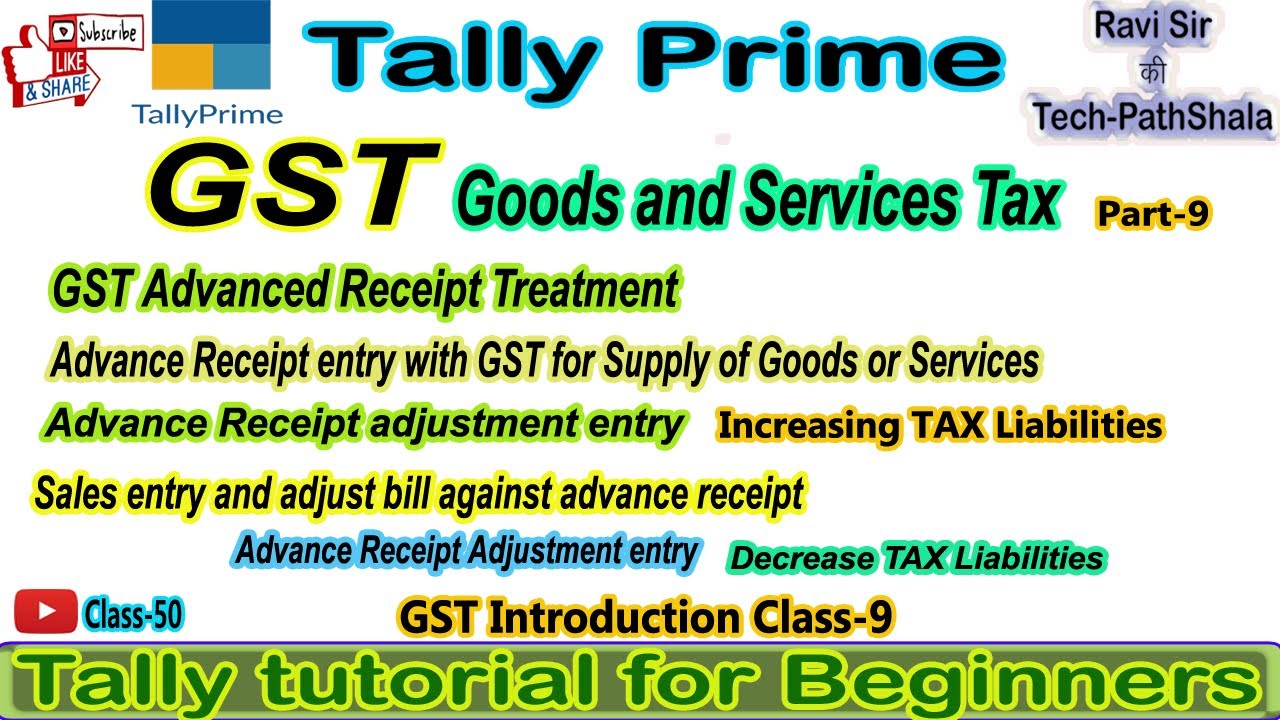 GST On Advance Receipt In Tally Prime Advance Receipt Adjustment Entry gst-on-advance-receipt-in-tally-prime-advance-receipt-adjustment-entry