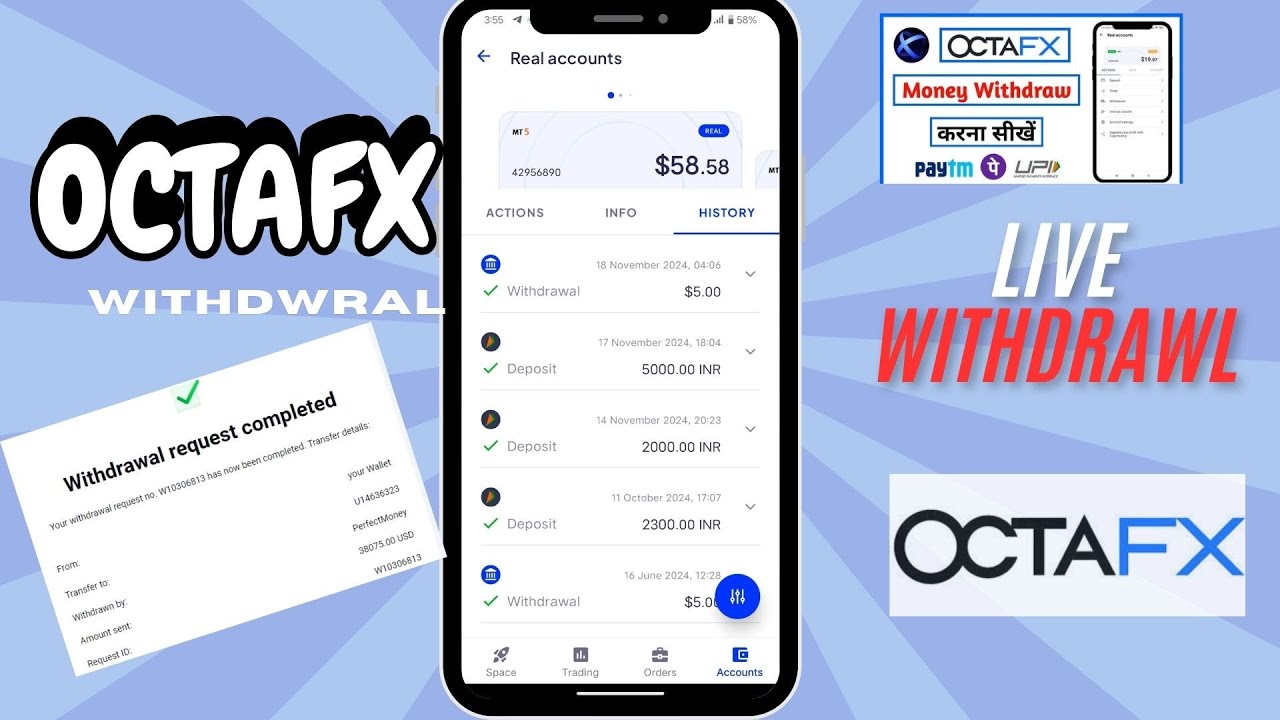 How To Withdraw From OctaFX | Withdraw From OctaFX To Bank Account ...