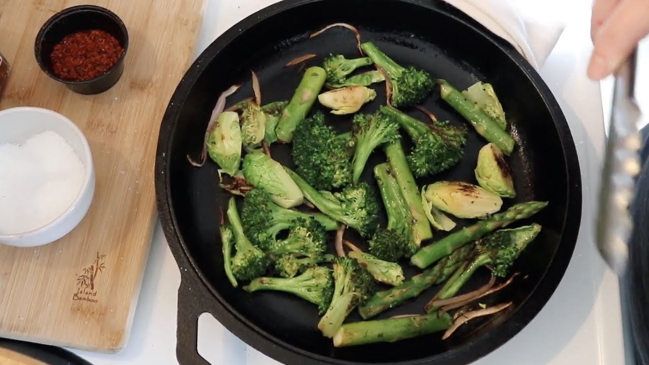 How to char your veggies—no grill required. - YouTube