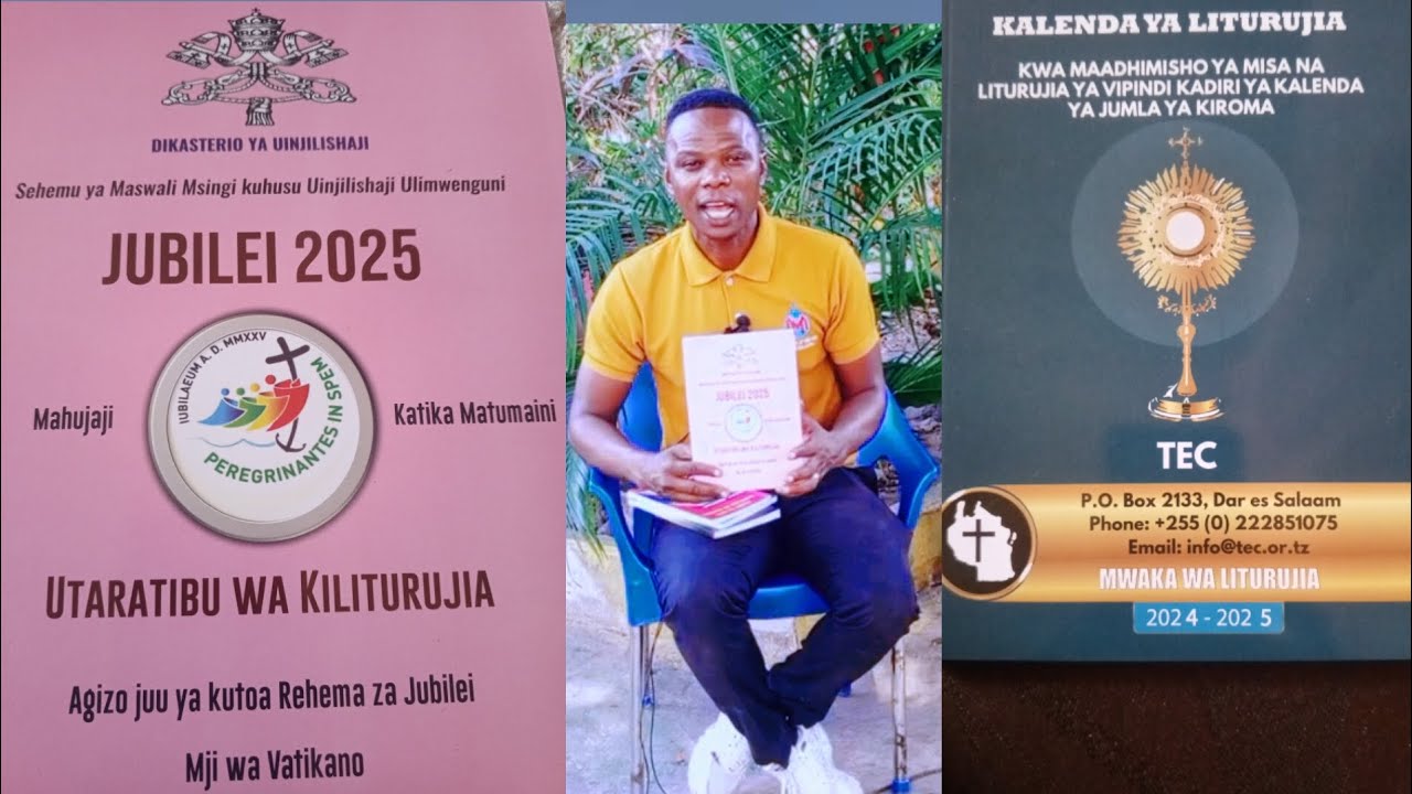AJIPATIE KITABU CHA MWONGOZO WA LITRUJIA YA JUBILEI 2025 NA KALENDA YA TEC - YouTube