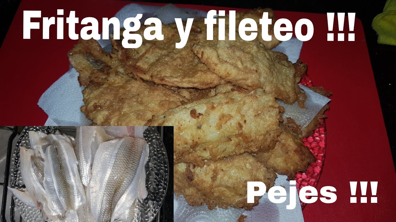 pejerrey frito - receta - como filetear un pejerrey - YouTube