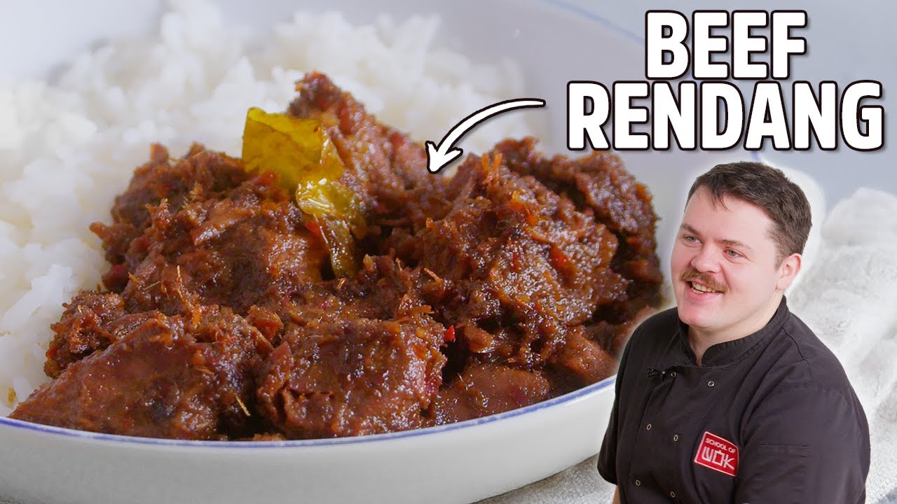 How to Make Authentic Beef Rendang Curry at Home - YouTube