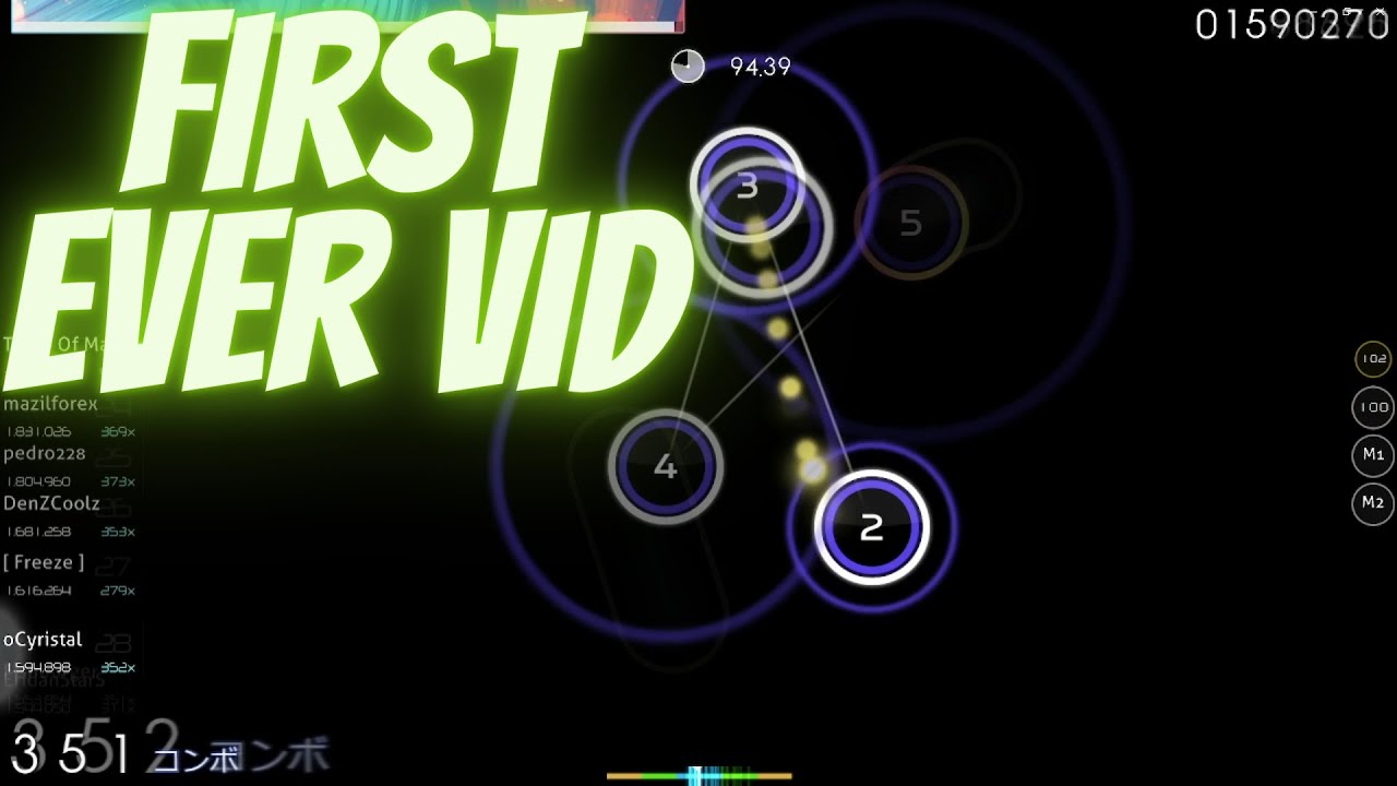 first osu! clip on this channel :D - YouTube