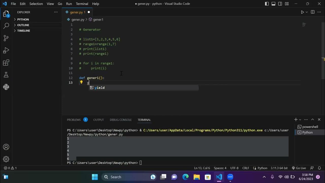 Part 20 Python Generators Malayalam Tutorial Hexcent Youtube