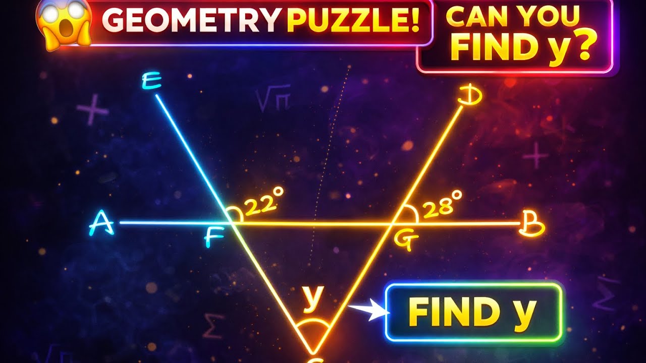 Maths Olympiad | Geometry Challenge - YouTube