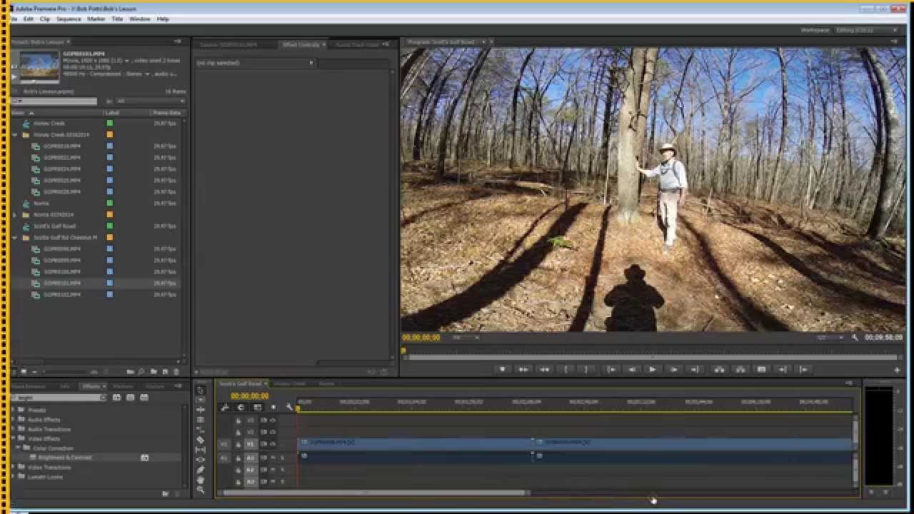 Premiere Pro Lesson - Getting Started - Part 2 - YouTube
