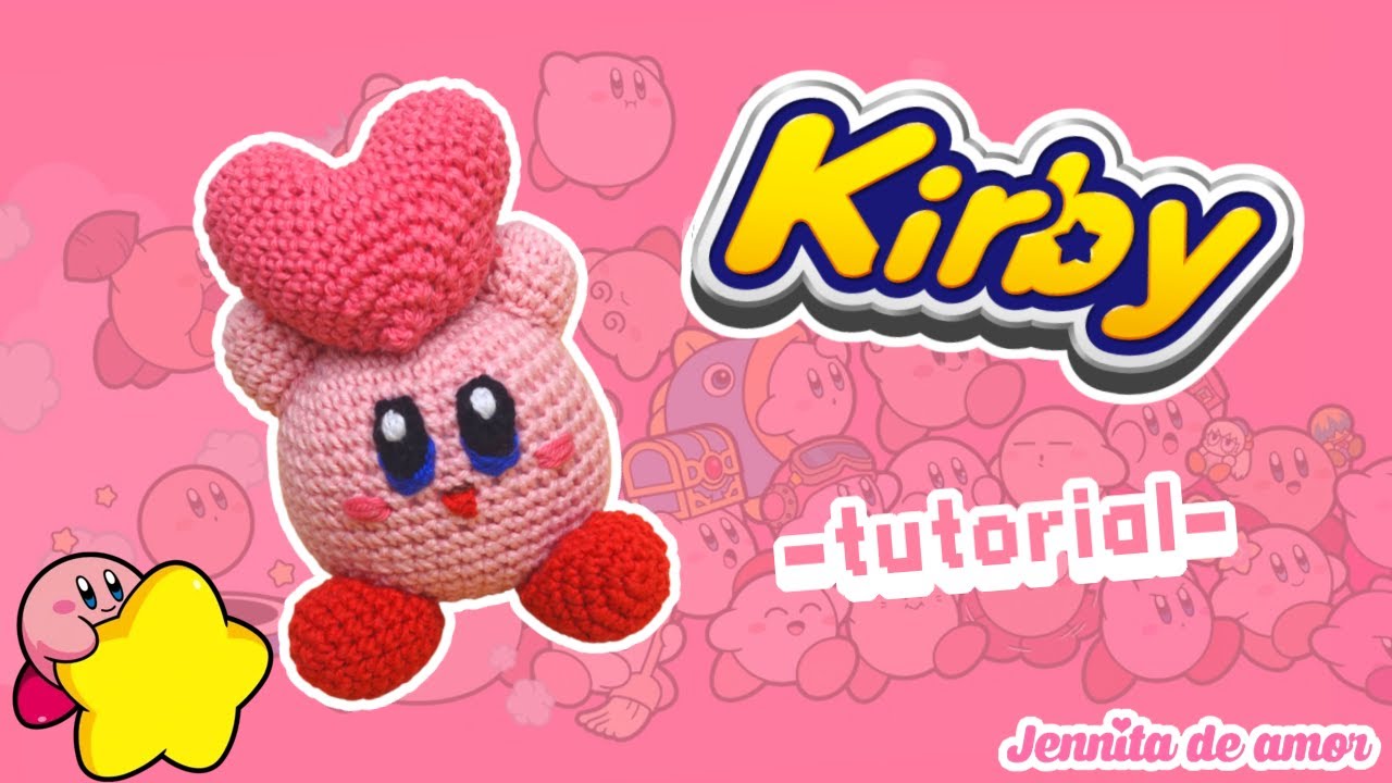 KIRBY Aprendamos a realizar este lindo muñequito- Amigurumi Tutorial ...