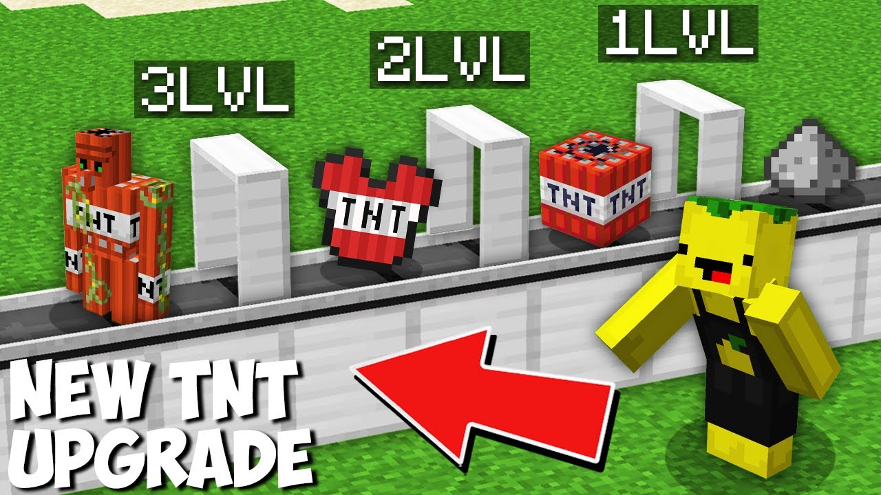 What is the BEST UPGRADE LEVEL FOR TNT in Minecraft ? NEW TNT FACTORY ...