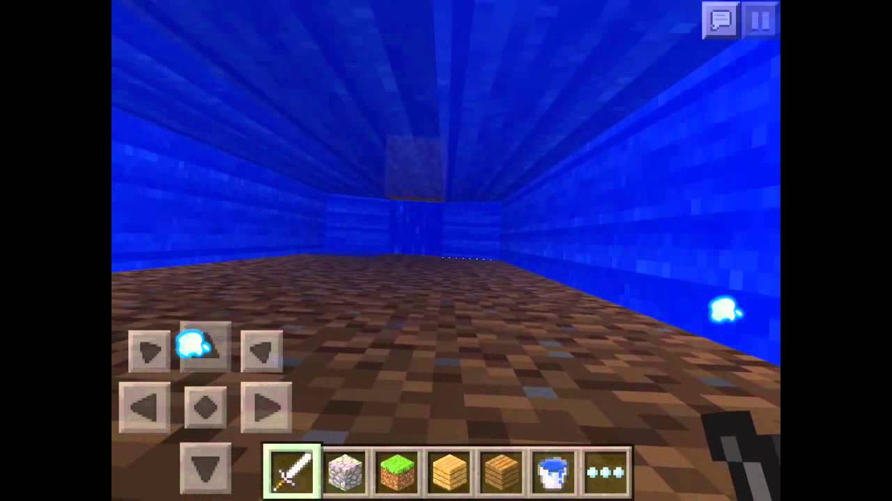 Minecraft PE: TUTORIAL DE COMO SUBIR UNA CASCADA DE AGUA [MÀS RAPIDO ...