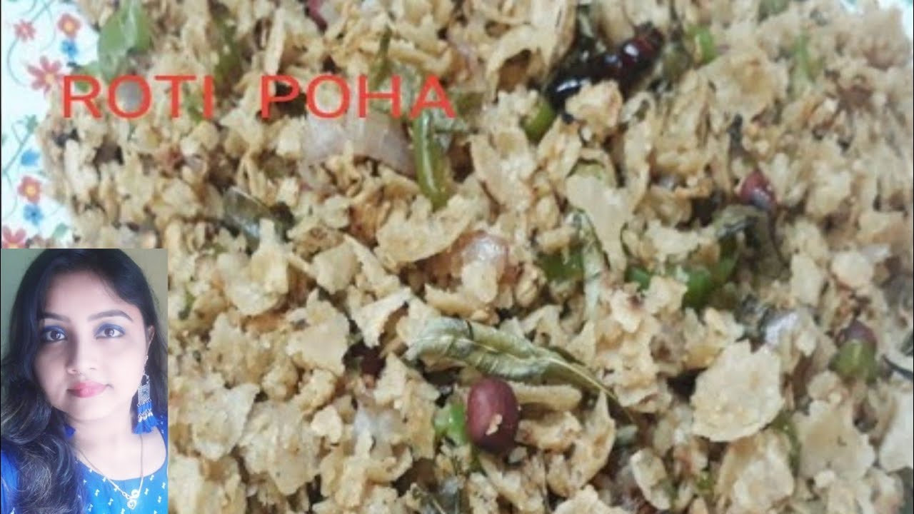 Roti Poha |Basi Roti diye Poha Recipe |Leftover Roti or chapati Poha ...