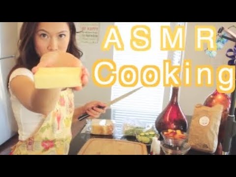 ASMR 🍎 Cooking - Let's Make Sandwiches with Blue Apron! 💜 #Ad - YouTube