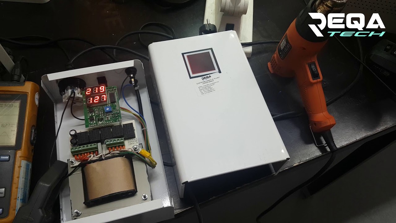 1000 VA RELAY TYPE AVR TEST - YouTube