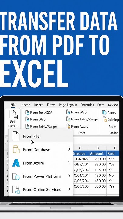 PDF TO EXCEL/TRANSFER DATA🔥💯#excel #exceltips #exceltricks #shortsfeed #spreadsheet - YouTube