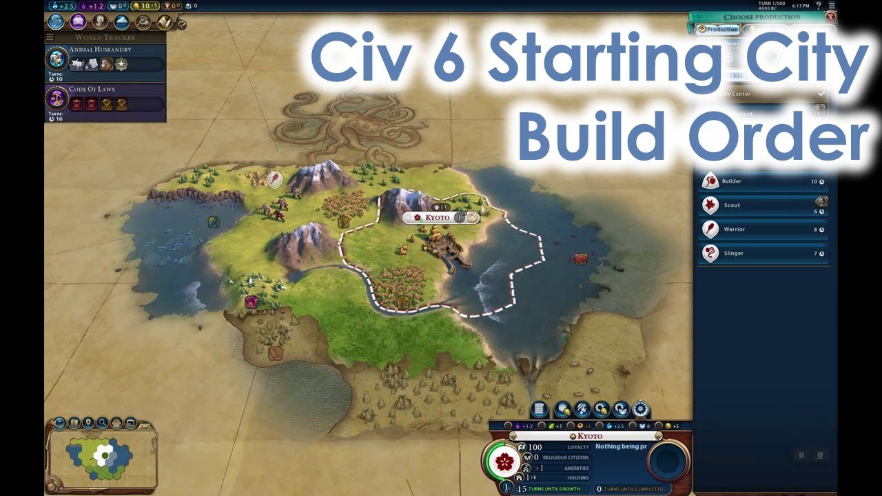What to build first in Civ 6 - YouTube