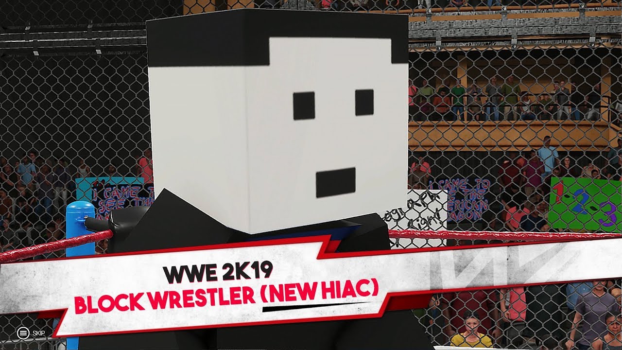 WWE 2K19 NEW Hell In A Cell Gameplay + Block Creations - YouTube
