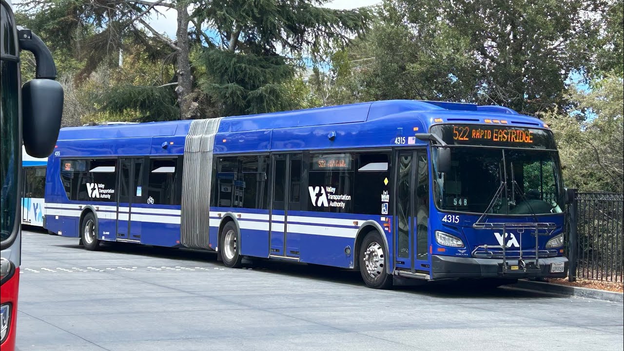⁴ᴷ⁶⁰ 1HR/39M | Santa Clara VTA: 2014 New Flyer Xcelsior XDE60 #4315 on ...