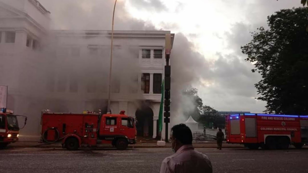 Race course fire accident video - YouTube