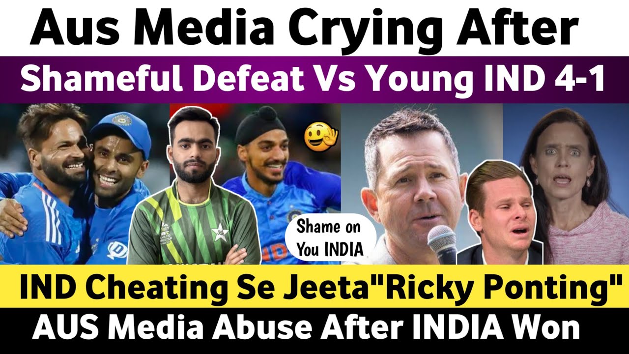 Aus Media Crying After Shameful Series Defeat Vs Young India 2023 | Pak ...