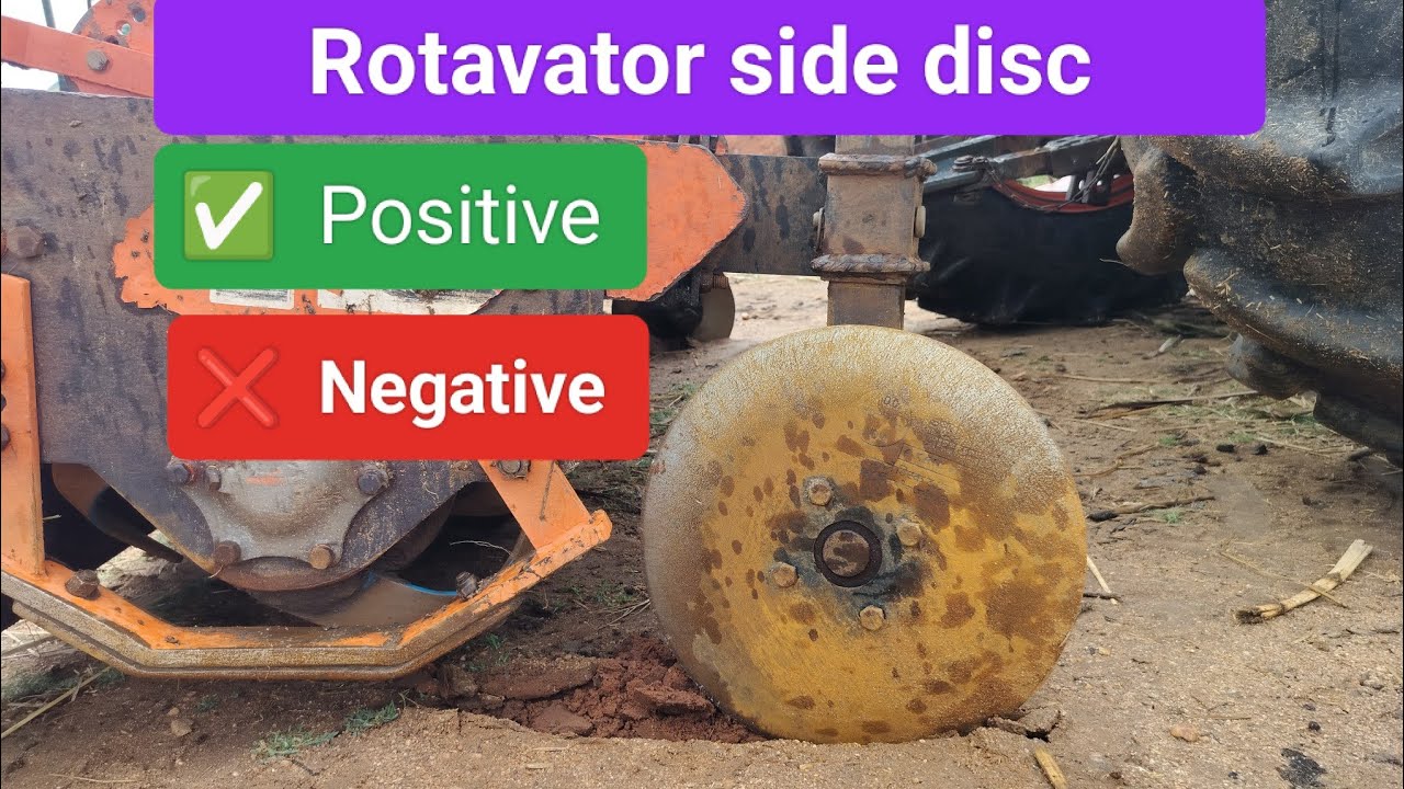 Rotavator side disc using experience - YouTube