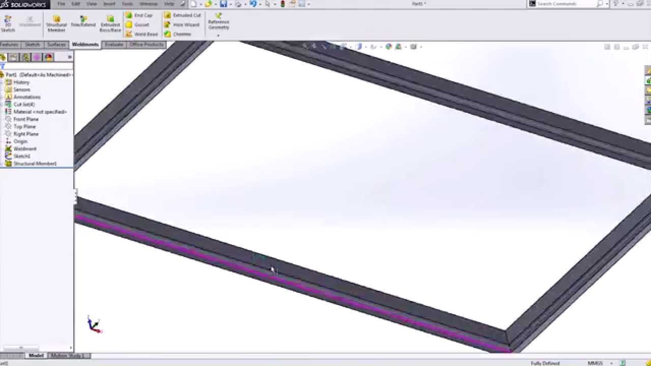 SOLIDWORKS - Creating Custom Configured Weldment Profiles - YouTube