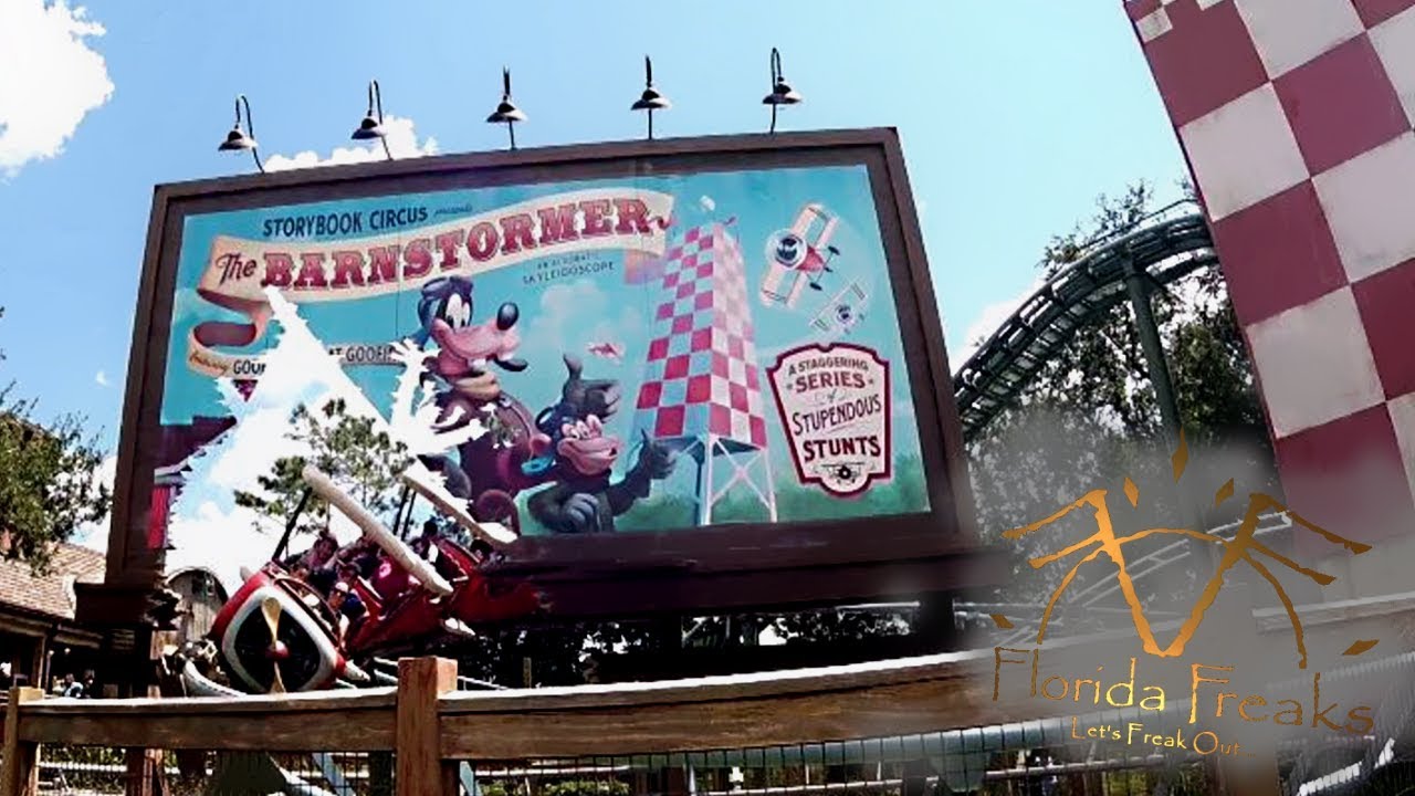 Walt Disney World's Goofy's Barnstormer at Magic Kingdom - YouTube
