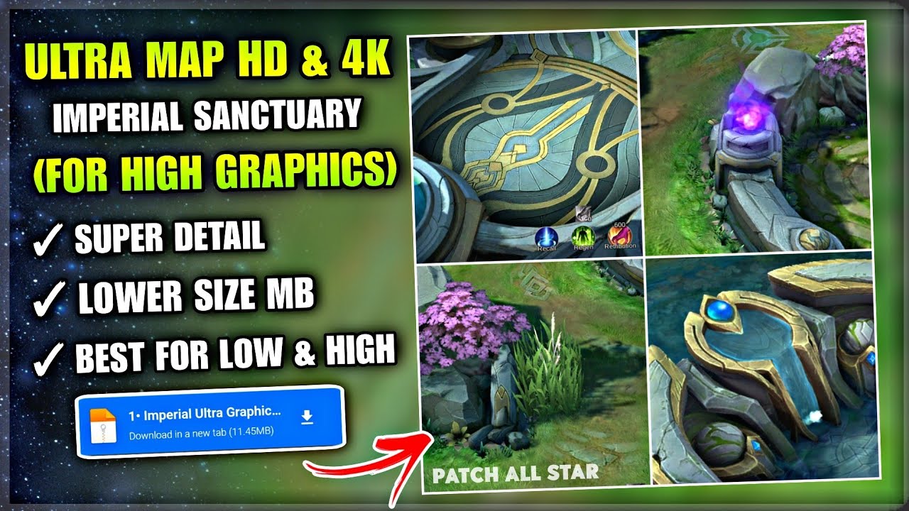 New! Ultra Graphics Imperial Sanctuary Full HD & 4k With Falls & Purple ...