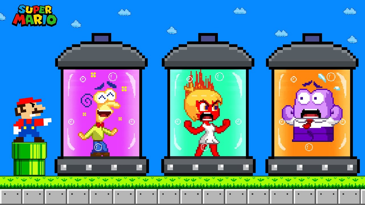 Inside Out 2: What if All Characters Reject Emotion in Super Mario Bros ...