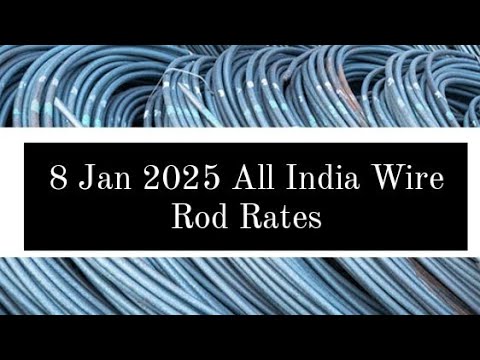 8 Jan 2025 All India Wire Rod Rates - YouTube
