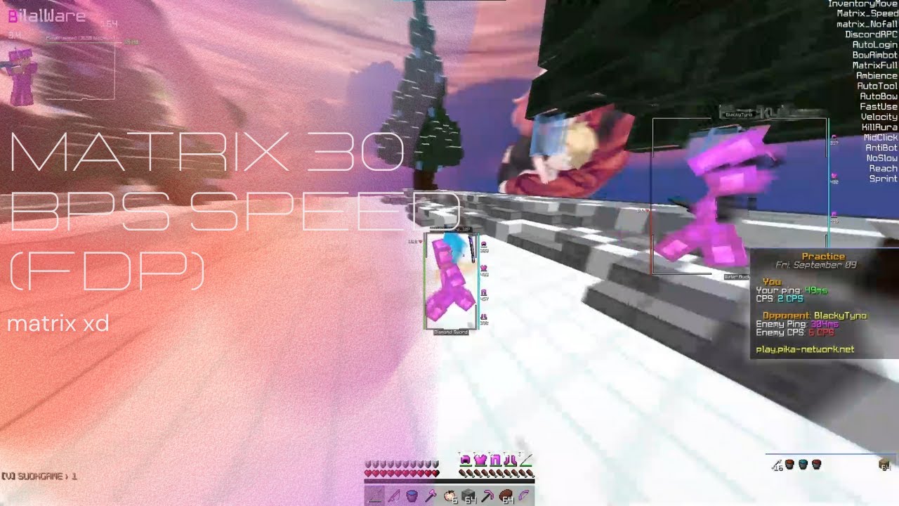 Matrix 30 bps speed | best antihake moment | free config & script ...