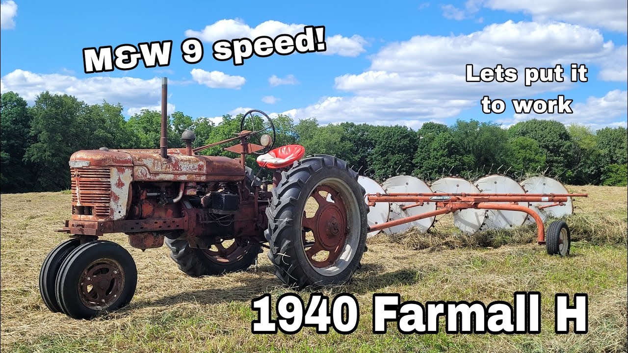 1940 Farmall H with M&W 9 speed. Episode two: Retired, field work ...